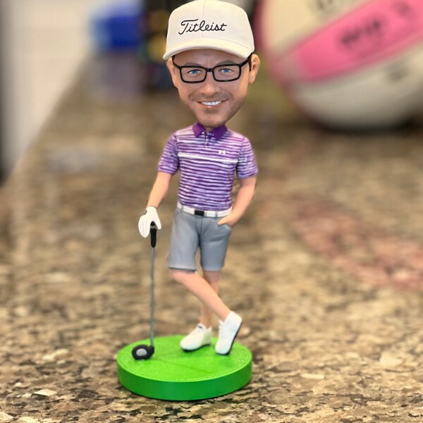 Custom Bobbleheads Golf, Personalized Golf Gifts for Him, Personalized ...