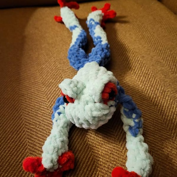 Red-eyed Tree Frog Crochet Pattern | Low Sew - Etsy