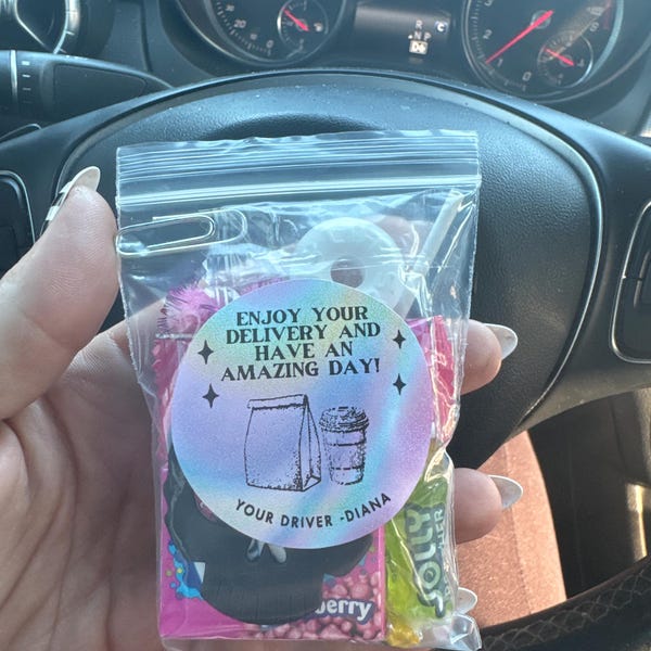 Delivery Stickers | Instacart Delivery Stickers | Ubereats | Doordash ...