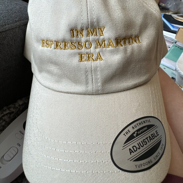 Espresso Martini Corduroy Hat Martini Embroidered Cap Coffee Cocktail ...