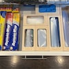 Wooden Battery Organizer | Battery Dispenser | Battery Storage ...