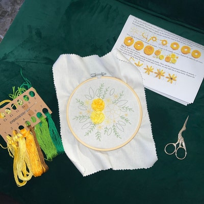 Birth Month Flower Embroidery Pattern Bundle, Birth Flower Printable ...