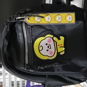 Cute Cat Embroidered Tag Keychain Kawaii Neko Jet Tags - Etsy