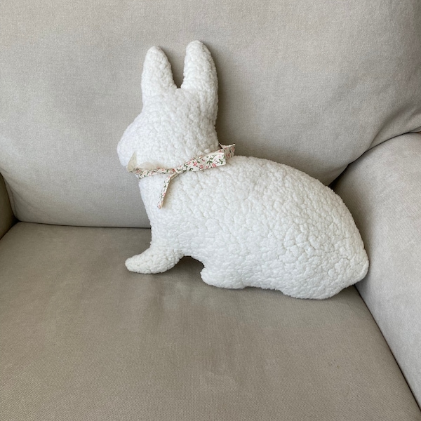 Cuddly Bunny Rabbit Shaped Stuffed Pillow, for Easter/spring, in Super ...