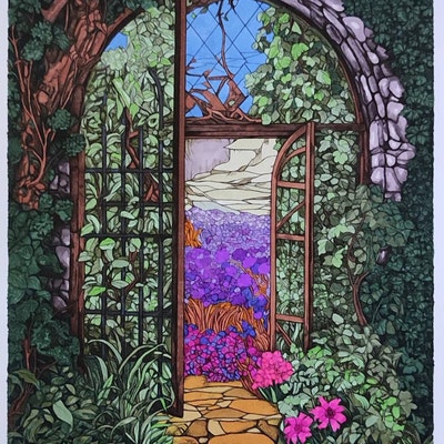 Book of Fairies: Whimsical Coloring Book, Fantasy Coloring Page ...