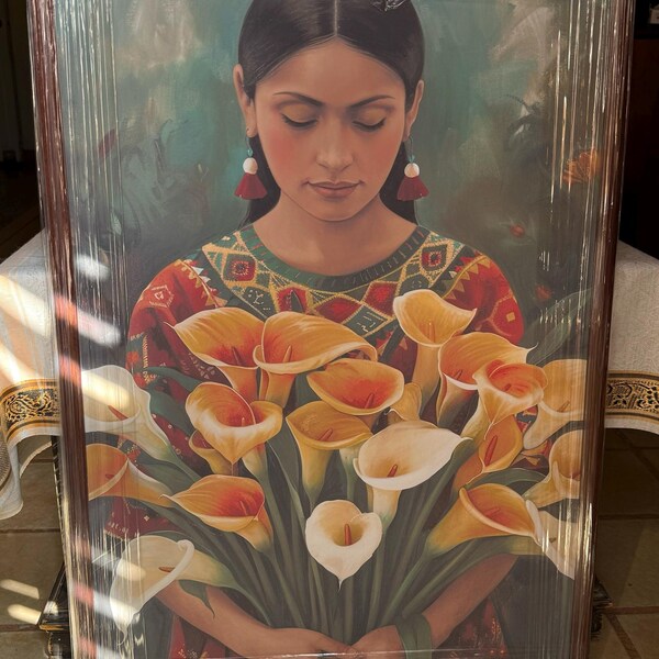 Printable Mexican Street Market Wall Art, Food Vendor Print, Colorful ...