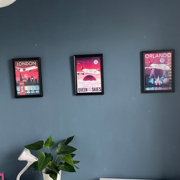 Virgin Atlantic Orlando Print | Virgin Atlantic Orlando Poster | Virgin ...