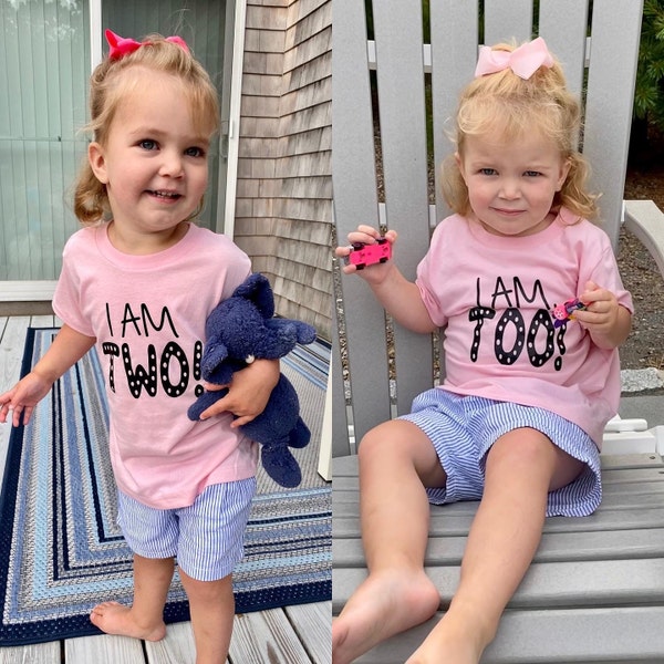 2nd Birthday Shirts | Twins Birthday Shirts | Second Birthday ...