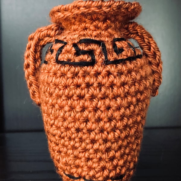 Greek Amphora Crochet Pattern / Crocheted Amphorae Pattern / Greek Vase ...