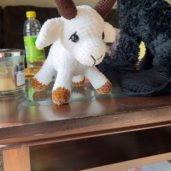 Crochet Pattern Goat, Amigurumi Stuffed Goat Pattern, Farm Animals ...
