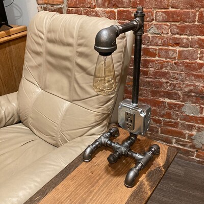 Industrial Pipe Lamp Socket 1/2 and 3/4 120 250 Volt Steampunk Lighting ...