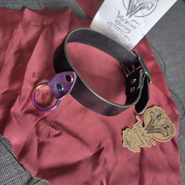 Handmade Collar! With Iridescent Accents- With Name Embossing: Made ...