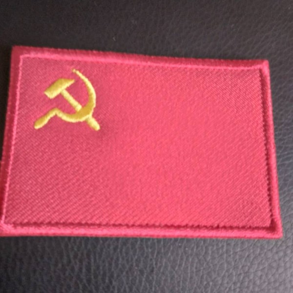 Communist Hammer and Sickle Flag Embroidered Patch (multiple Options ...