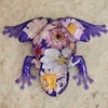 Resin Frog With Real Flowers - Etsy