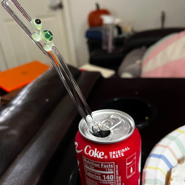 Turtle Glass Drinking Straw - Etsy