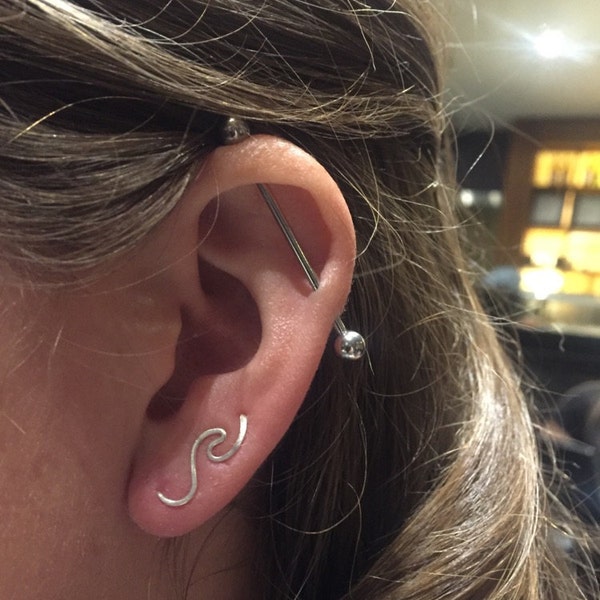 Ocean Wave Ear Cuff Climbers - Etsy