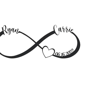 Infinity Svg/personalize Infinity Svg/infinity Sign Svg, Png, Eps, Dxf ...