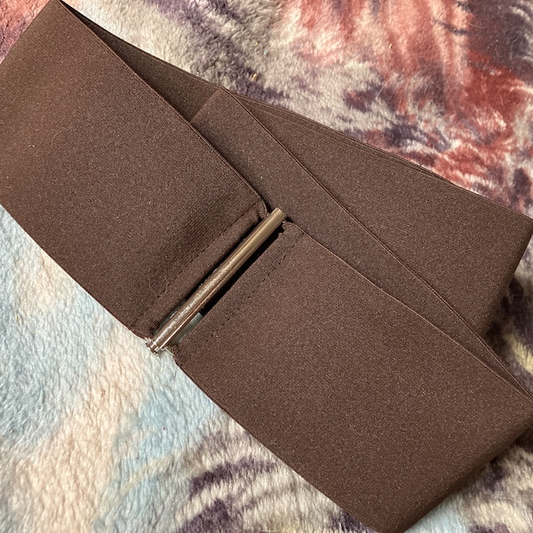 Women's Belt Wide Black Stretch Belt 4" / 10cm Glamorous Waist Cincher ...