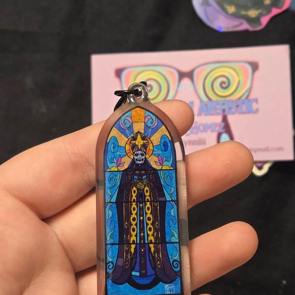 Stained Glass Papas Acrylic Charms - Etsy