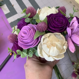 6 Peony Roses Sola Wood Diffuser Flowers 10cm Dia. Dyed in Navy Blue - Etsy