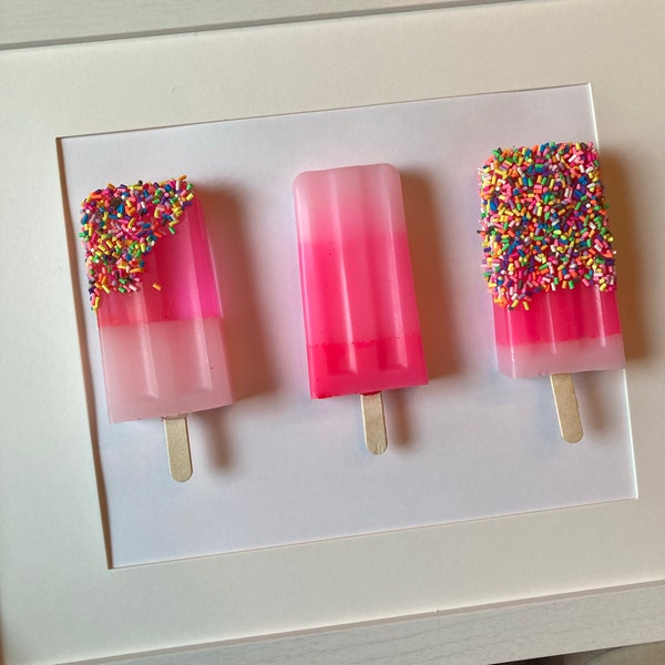 Resin Ice Pops, Popsicle, POP ART, Visual Art, Sculpture, Coffee Table ...
