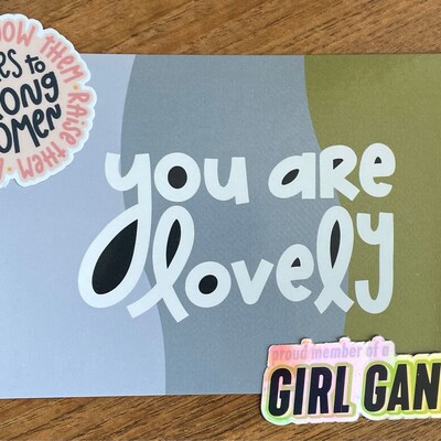 Here's to Strong Women Sticker Laptop Sticker Water Bottle Sticker ...
