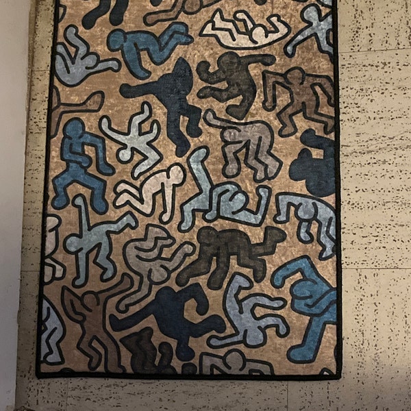 Checkered Rug, Black Border on Check Pattern Nonslip Area Rug, Black ...