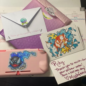 Holographic Magikarp Pokemon Sticker, Carp Sticker, Fish Sticker, Gamer ...