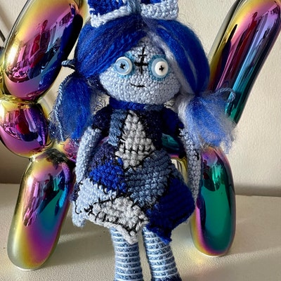AMIGURUMI PATTERN Patchwork Dolls, Crochet Pattern Doll, Halloween Doll ...