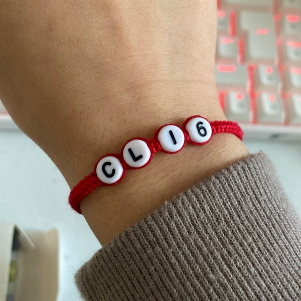 Formula 1 Driver Initials and Number Bracelet, F1, Norris Leclerc ...