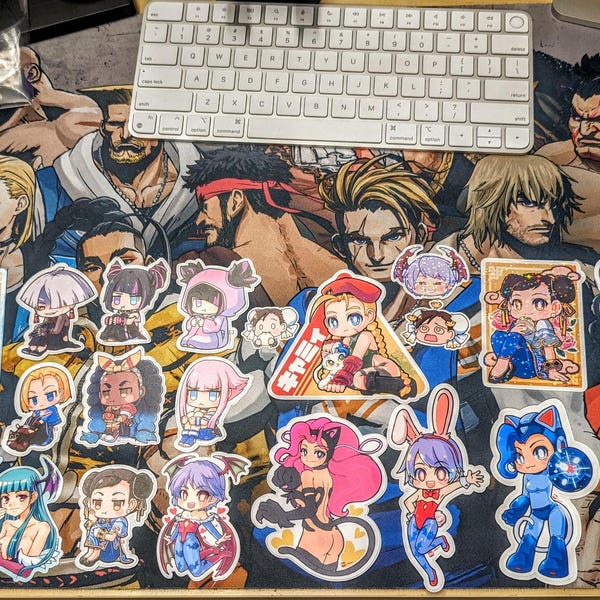 Darkstalkers Chibi Character Vinyl Sticker- Morrigan Lilith Felicia B.b ...