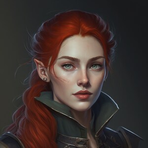 Custom Character Portrait, RPG Game Character Design, Fantasy Character Design, DND Character ...