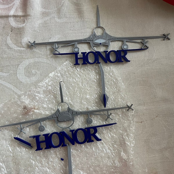 F16 Jet Fighter Military Airplane Personalized Cake Topper - Etsy