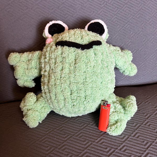 Handmade Chunky Knit Gingerbread Man Stuffie Emotional Support Gift - Etsy
