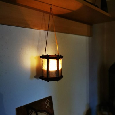 Small Wooden Medieval Lantern - Etsy