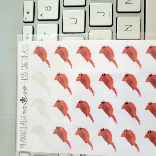 Cardinals Planner Stickers, Red Cardinal Planner Stickers, Always With ...