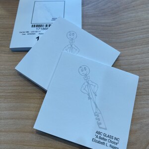 Custom Sticky Notes Business Logo Personalize // Stick Paper, Office ...