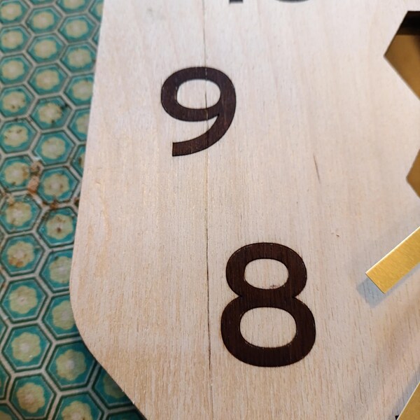 Modern Style Wall Clock ,white Background ,clock With Numbers, Home ...