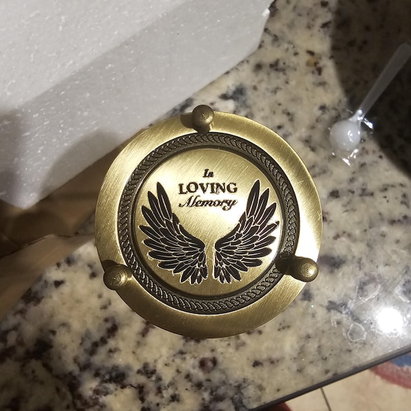 Personalized Hourglass Timer for Human Ashes, Customization Memorial ...