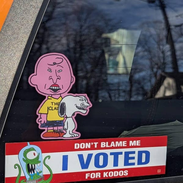 Peanuts and Butthead - Die-cut Vinyl Punk Cartoon Mashup Sticker 3x4 ...