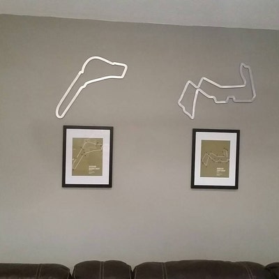 Formula One Race Track Wall Art. 13 to 24 Your Favorite - Etsy