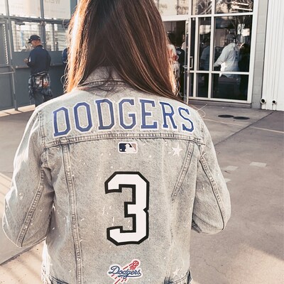 Custom Jean Jacket Custom Vinyl Logo Jacket Large Logo Sports Jacket ...