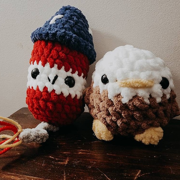 No Sew Baby Eagle Pattern, No Sew Pattern, Crochet Eagle Pattern ...