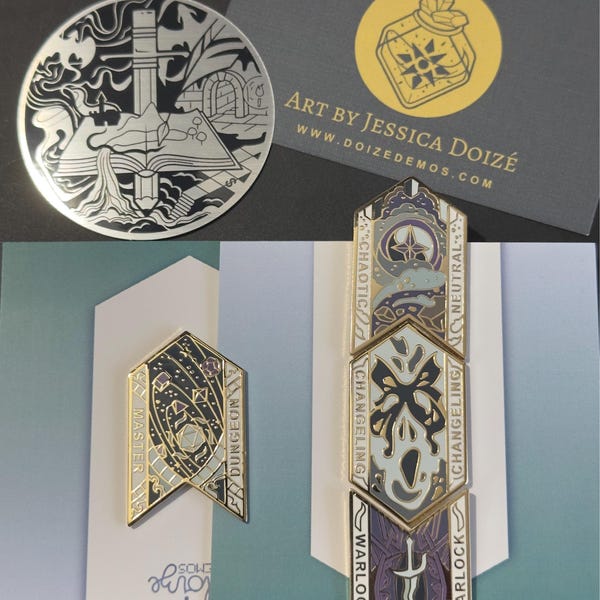 Chaotic Neutral Alignment - Character Builder Series - Hard Enamel Pin ...