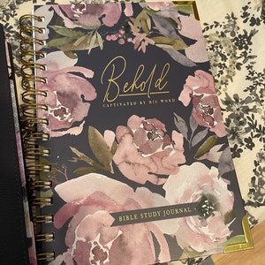 GUIDED BIBLE STUDY Journal / Scripture Writing Journal / Bible | Etsy