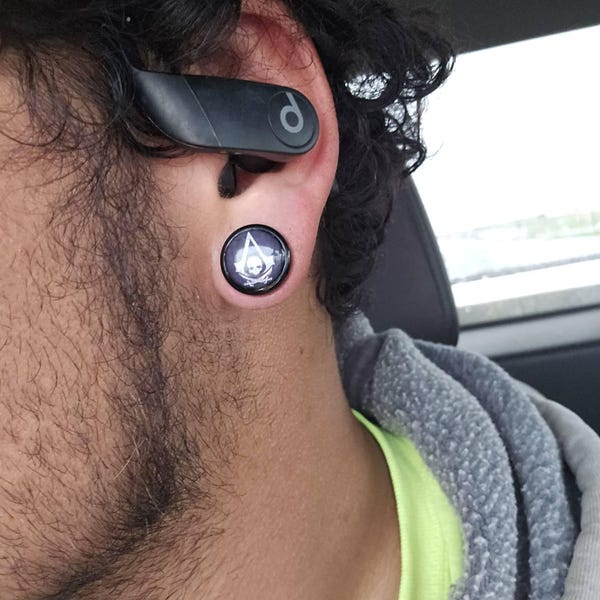 Pair of Anime Plugs Gauges (buy 2 Pairs, Get 1 Pair Free!) 18g, 16g, 2g ...