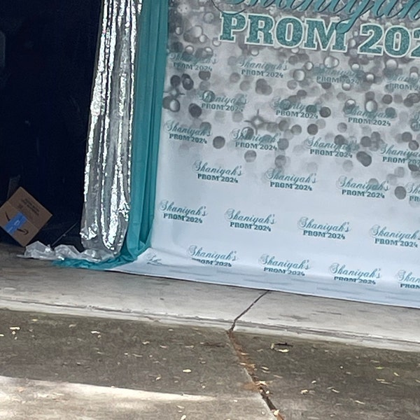 Silver Prom Step and Repeat,prom Step and Repeat, Sweet 16 Step and ...