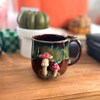 Ceramic Bee Cup Handmade, 10 Fl Oz / 300 Ml, Honeycomb, Honeybee, Bee ...