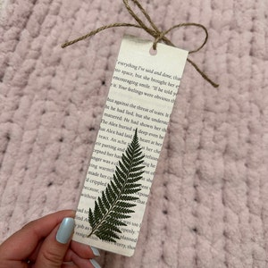 Forget Me Not Bookmark Real Dried Flowers Gift for Reader - Etsy