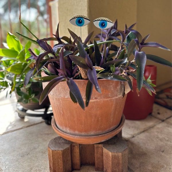 Eye Art Sculpture Garden Stake Eye Doctor Gift Potted Plant Fall Home ...